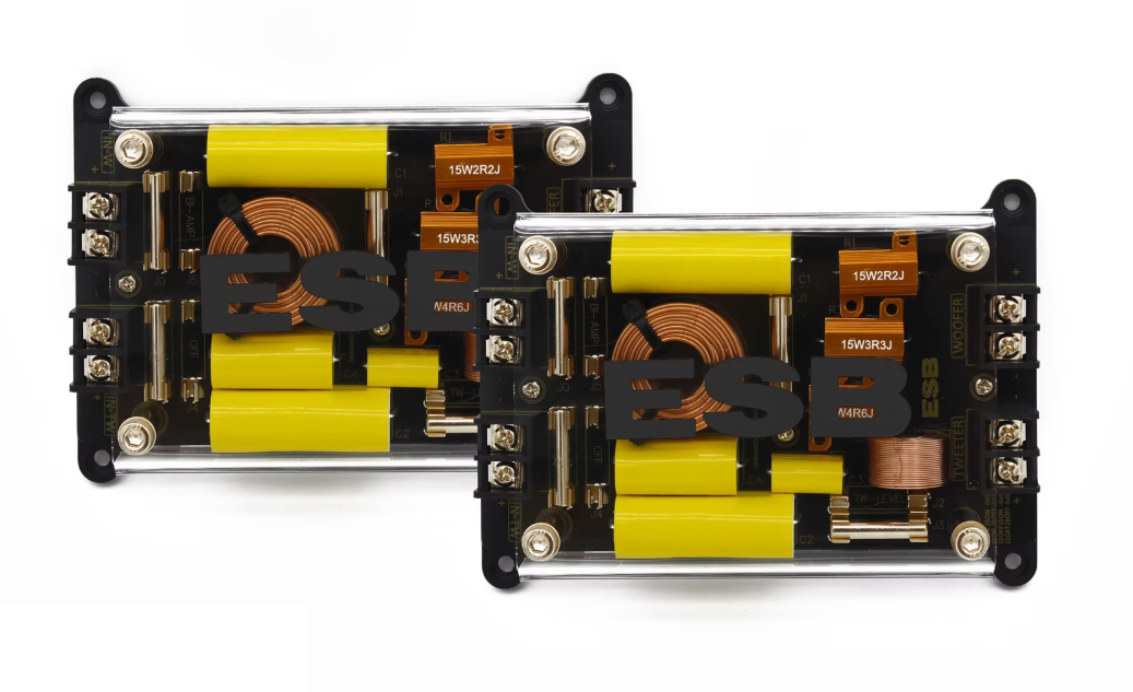 ESB AUDIO 8.6K2 CX 2-drożna zwrotnica pasywna (para) Hi-End Car Audio